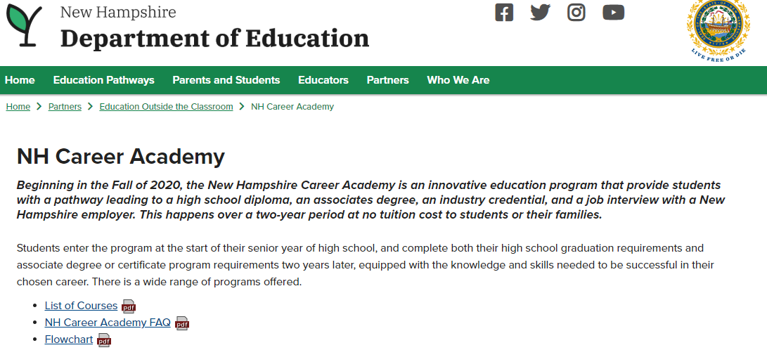 NH Career Academy | NH State Representative Steven Smith